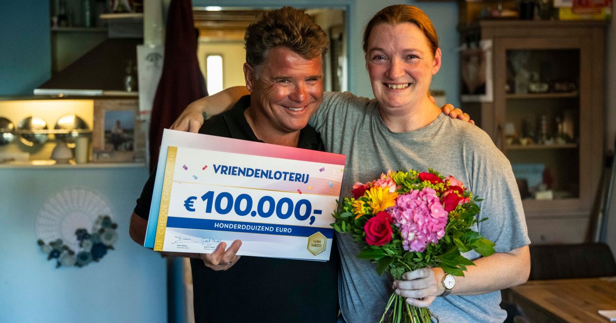 Angela uit Spijkenisse wint 100.000 euro bij VriendenLoterij - VL ...