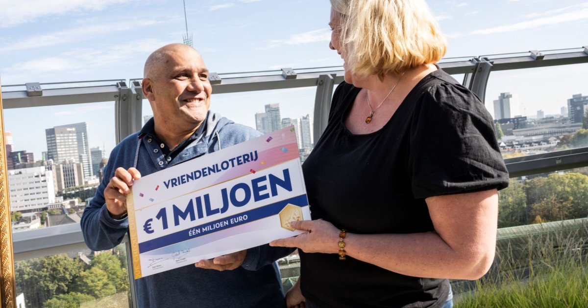 Freddy uit Rotterdam wint 1 miljoen euro bij de VriendenLoterij - VL ...